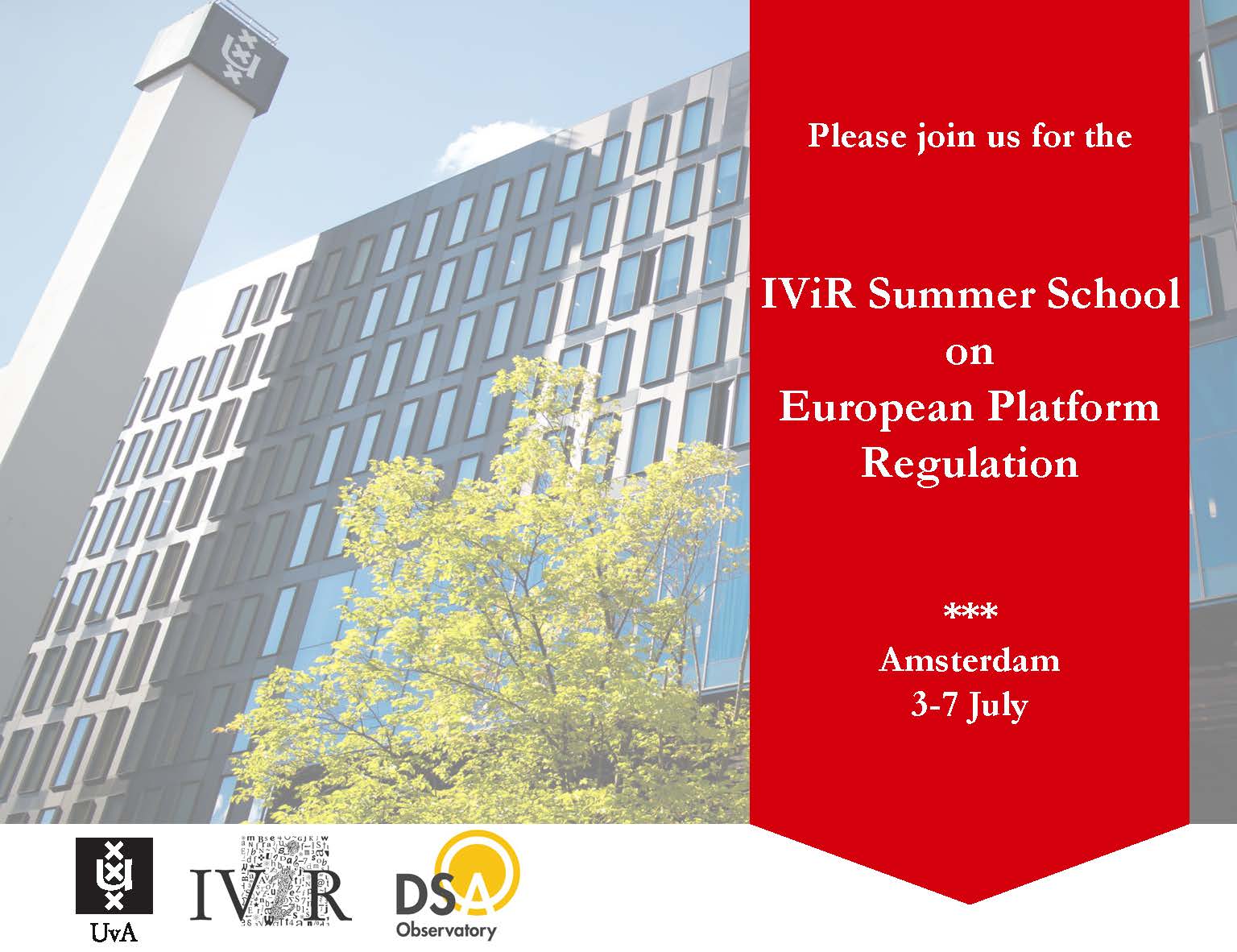 Summer Course on European Platform Regulation - IVIR